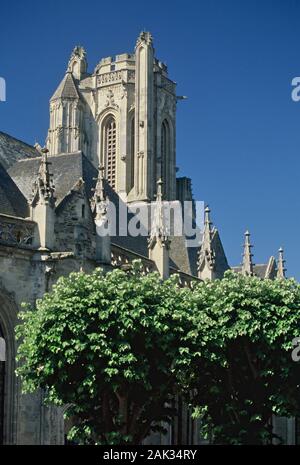 A view of Saint-Lo in Normandy from an overhead camera, Saint-Lo ...