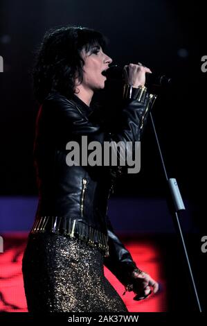 Italian singer Giorgia performs live at Mediolanum Forum in Milan ...