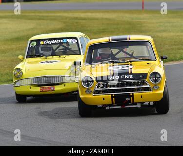 Bob Bullen, Ford Anglia 105E, HSCC, HRSR, Historic Touring Cars ...