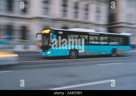 Bucharest public transportation STB bus in Bucharest, Romania, 2020 ...
