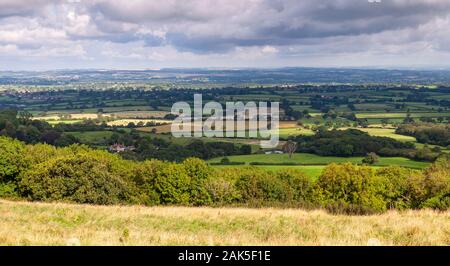 The Blackmore Vale from Bulbarrow Hill, Dorset, England, UK Stock Photo ...