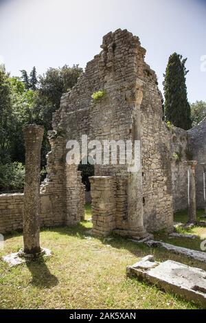 Nationalpark Brijuni-Inseln: Ruine von Sv. Marije auf der Hauptinsel ...