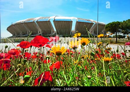 Bari Stadio San Nicola Architecture Renzo Piano Worldcup 90 Stock Photo ...