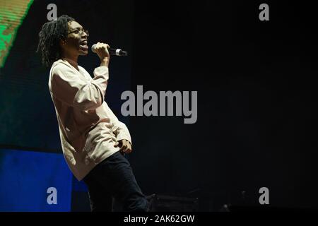 Lil Tecca (Tyler-Justin Anthony Sharpe) during the Lyrical Lemonade ...