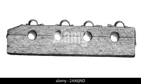 Instrument of torture: The floor - the prisoner had to put through ...