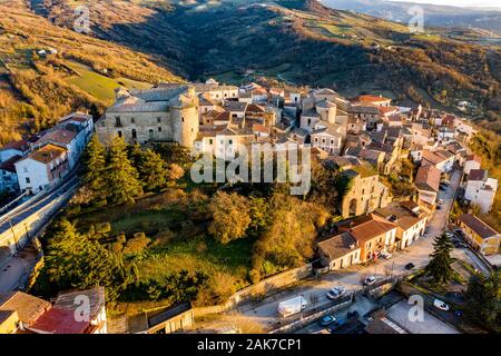 Castello, or Castle, Zungoli, italy Stock Photo - Alamy