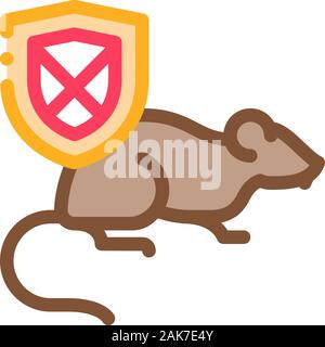 Rat Ban Icon Vector Outline Illustration Stock Vector Image & Art - Alamy