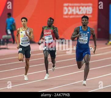 DOHA - QATAR OCT 6: Jonathan Sacoor (Belgium) competing in the men’s ...