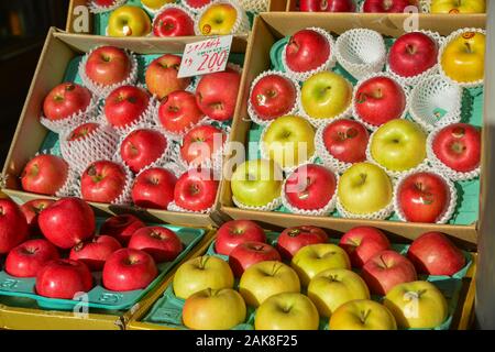 Aomori, Japan - Nov 4, 2019. Fresh apple fruits for sale at street ...
