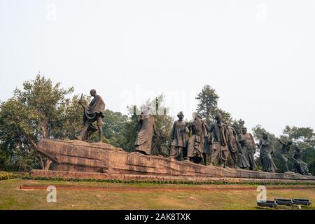 Statue of Dandi March, New Delhi, India Stock Photo - Alamy