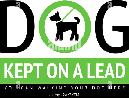 Dog walking on leash allowed, person keep doggy pet on lead in public ...