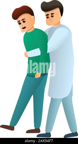 Suppression assistance icon. Cartoon of suppression assistance vector ...