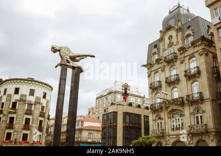 El sireno. Vigo. Pontevedra. Galicia. España Stock Photo - Alamy