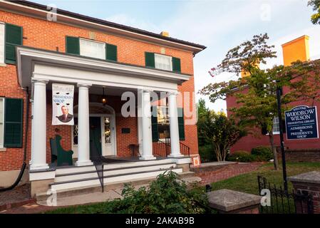 Woodrow Wilson Presidential Library at Staunton Virginia VA Stock Photo ...