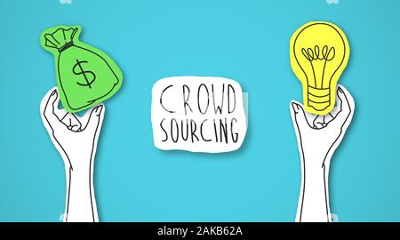 Social network concept between hands of a man in background Stock Photo ...