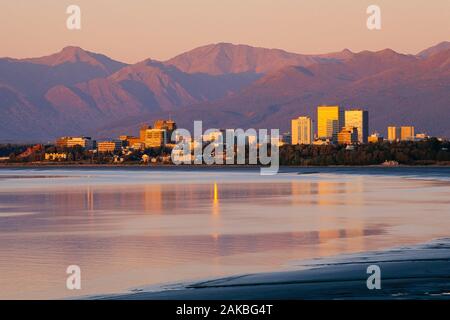 Landscape of Anchorage, Alaska, USA Stock Photo - Alamy