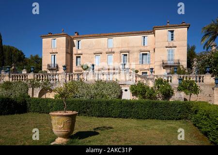 France, Herault, Montpellier, facade of a modern building Stock Photo ...