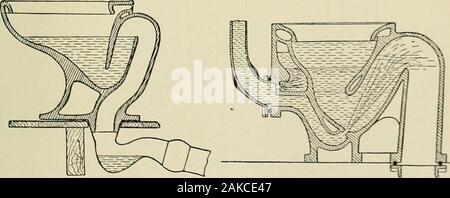 Siphon water closet with deep water seal Stock Photo - Alamy