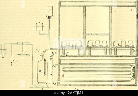 Pots filled with water heating on electric stove in kitchen, planned ...