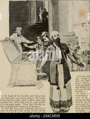 Bible, Moses and God in tabernacle, This pocket-size Bible was created ...