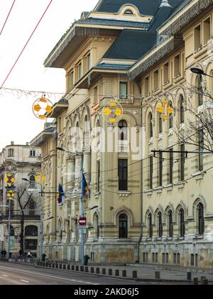 The building of City Hall (Primaria Municipiului Sibiu) impresses with ...