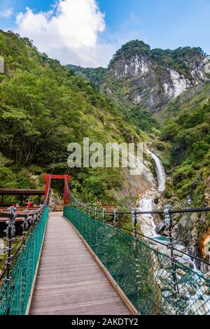 Taroko bridge at Hualien, Taiwan, Asia Stock Photo - Alamy