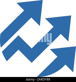 Increase arrows design, workflow infographic data information business ...