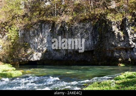 Welch Spring, near Jadwin Missouri, MO, United States, US, USA. The ...
