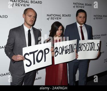 (R-L) Edward Watts and Waad al-Kateab attends the 22nd British ...