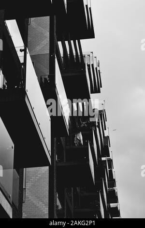 Glazed facade of th Parkrand building designed by MVRDV Stock Photo - Alamy