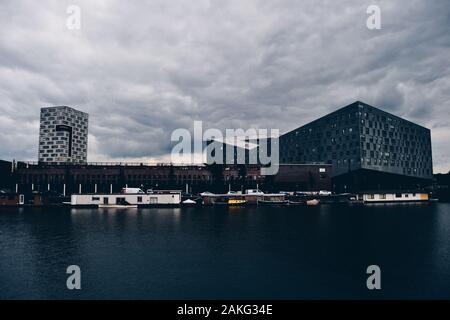 Facade of the Whale building designed by Architekten Cie Stock Photo ...