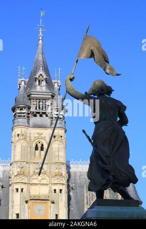 Statue of Joan of Arc, Compiegne,France Stock Photo - Alamy