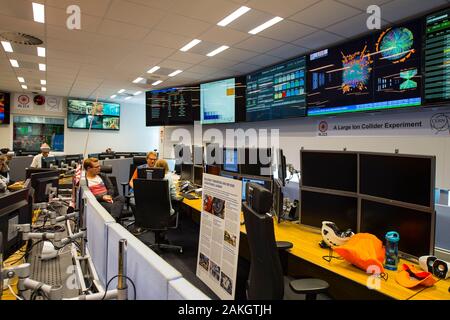 France, Switzerland, Cern, open door, visit to the 26.659 km tunnel ...
