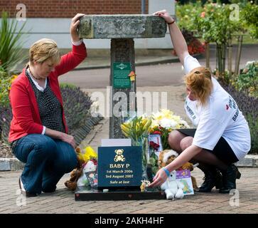 People remember Baby P on the anniversary of his death at the Cemetery ...