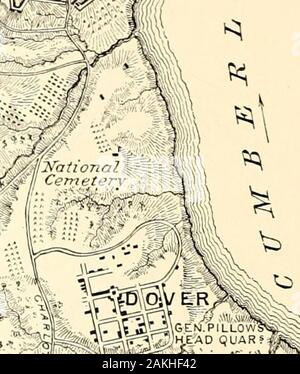 Map of Lincoln in Tennessee Stock Photo - Alamy