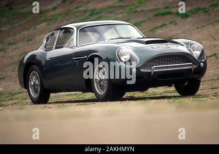 Historic 1961 Aston Martin DB4GT Zagato Sports racing car photographed ...
