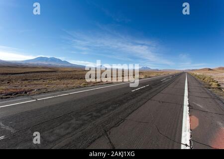 The famous route 5, Panamericana, in Chile Stock Photo - Alamy