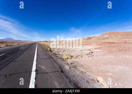 The famous route 5, Panamericana, in Chile Stock Photo - Alamy