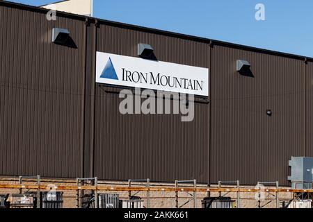 Indianapolis - Circa January 2020: Iron Mountain Record Management ...