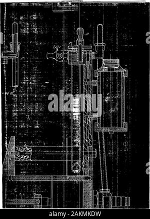 Instrument for measuring engine clearance volumes Stock Photo - Alamy
