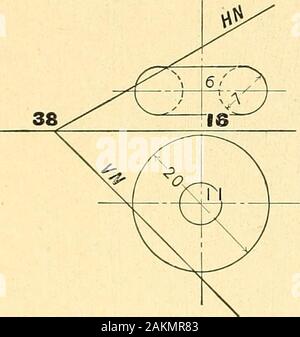 Descriptive geometry . I20 Stock Photo - Alamy