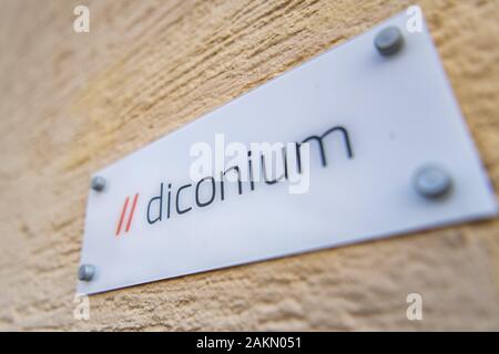 Stuttgart, Germany. 09th Jan, 2020. A mobile phone lies on a solar ...