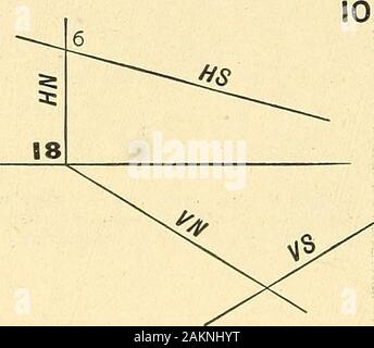 Descriptive geometry . 9 II Stock Photo - Alamy