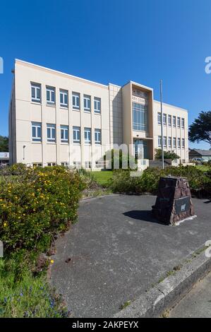 Curry County Courthouse in Gold Beach Oregon Stock Photo - Alamy