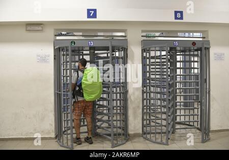 Checkpoint 300, Grenzübergang zwischen Bethlehem, Westjordanland und ...