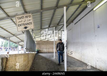 Checkpoint 300, Grenzübergang zwischen Bethlehem, Westjordanland und ...