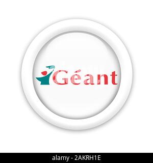 Geant Géant logo Stock Photo - Alamy