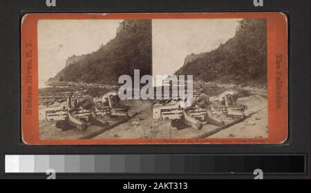 Portion of the Wrecked Steamer 'Isaac Newton.', from Robert N. Dennis ...