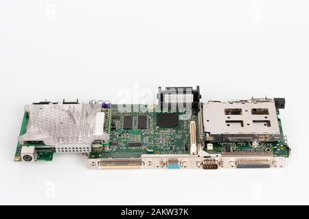 parallel port on a laptop pc personal computer Stock Photo - Alamy