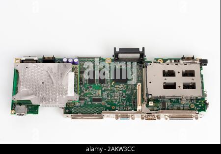 parallel port on a laptop pc personal computer Stock Photo - Alamy